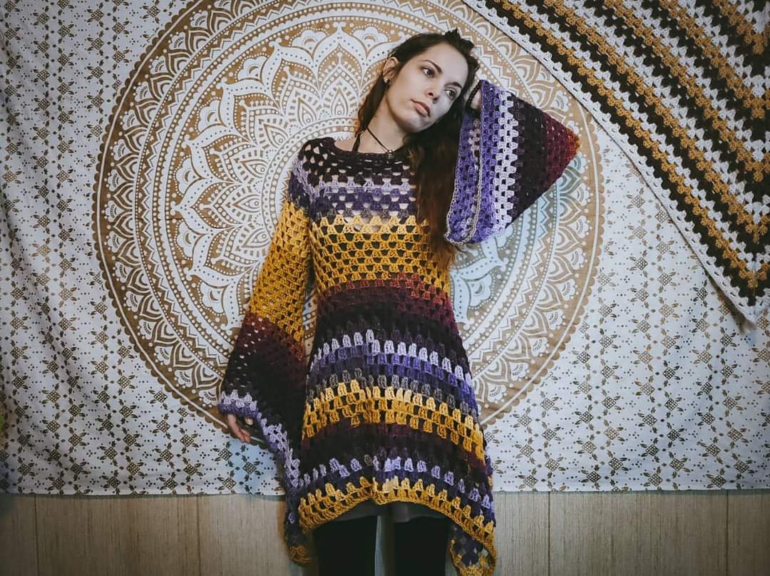 funky retro dress – mama moth